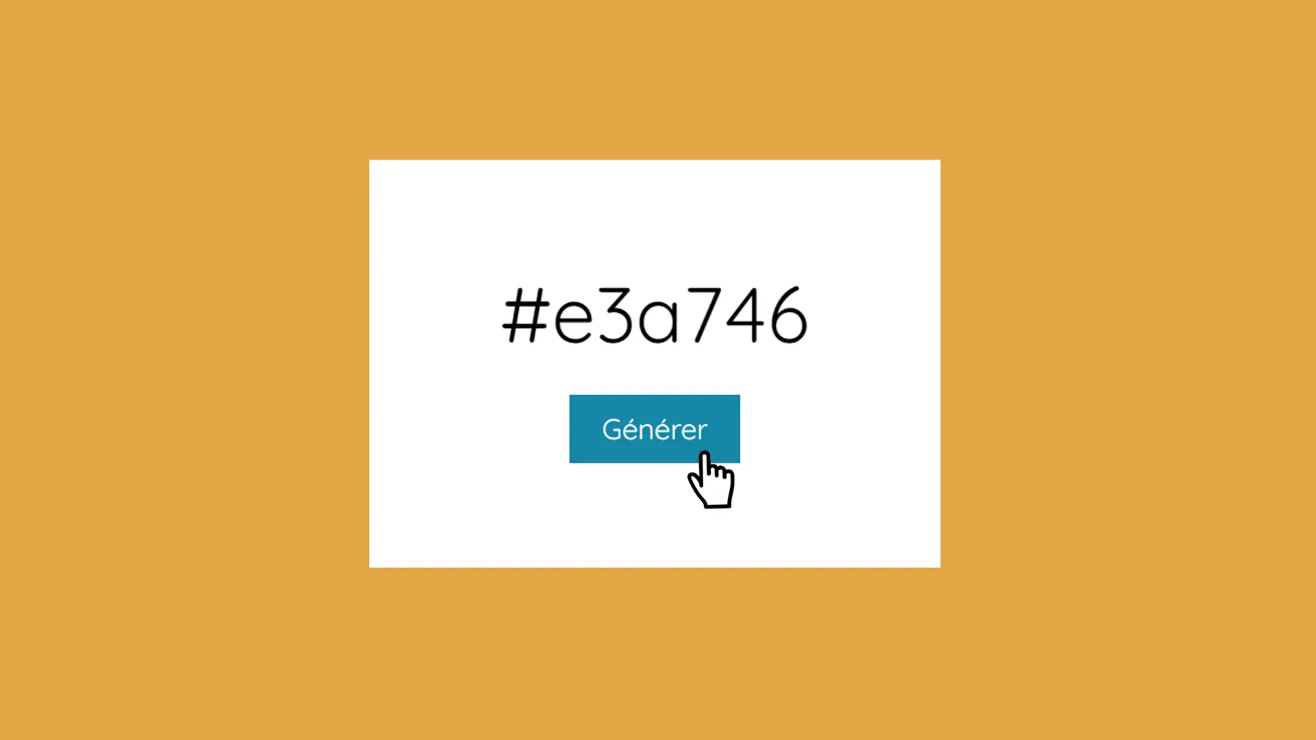 Creating a random colour generator with JavaScript