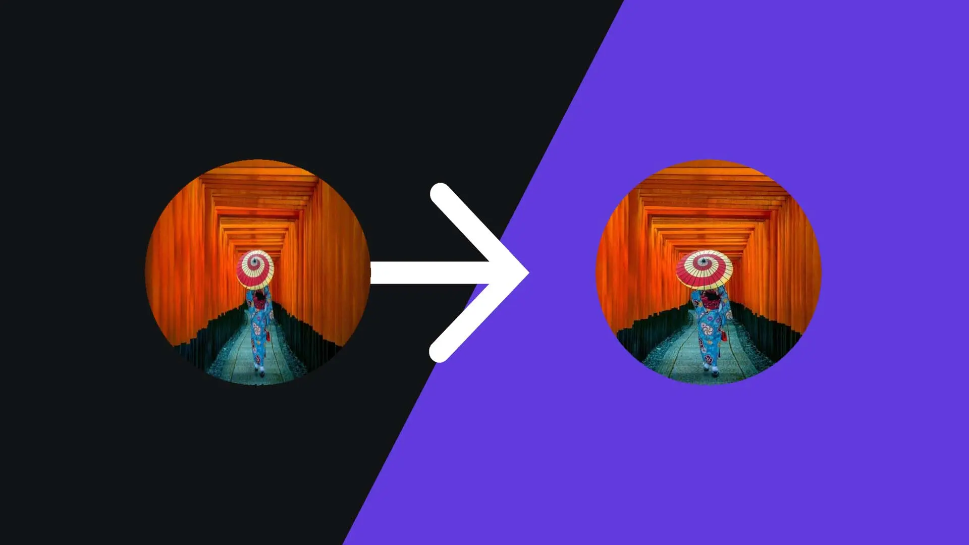 Resize an image without compressing it in CSS
